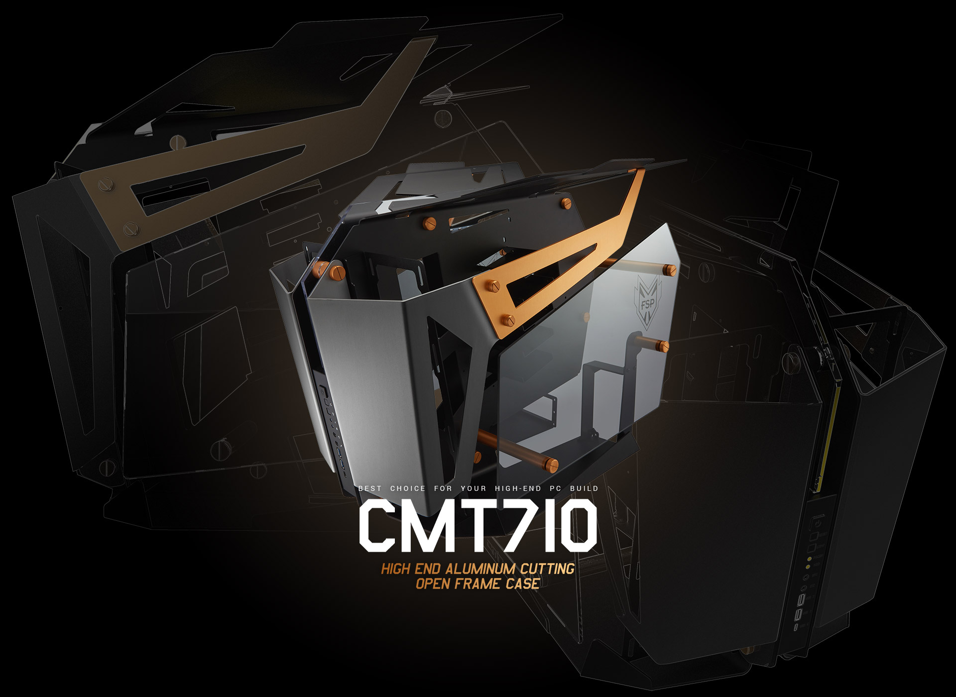 FSP CMT710 – SIÊU PHẨM CASE MÁY TÍNH CAO CẤP TỪ HÃNG FSP