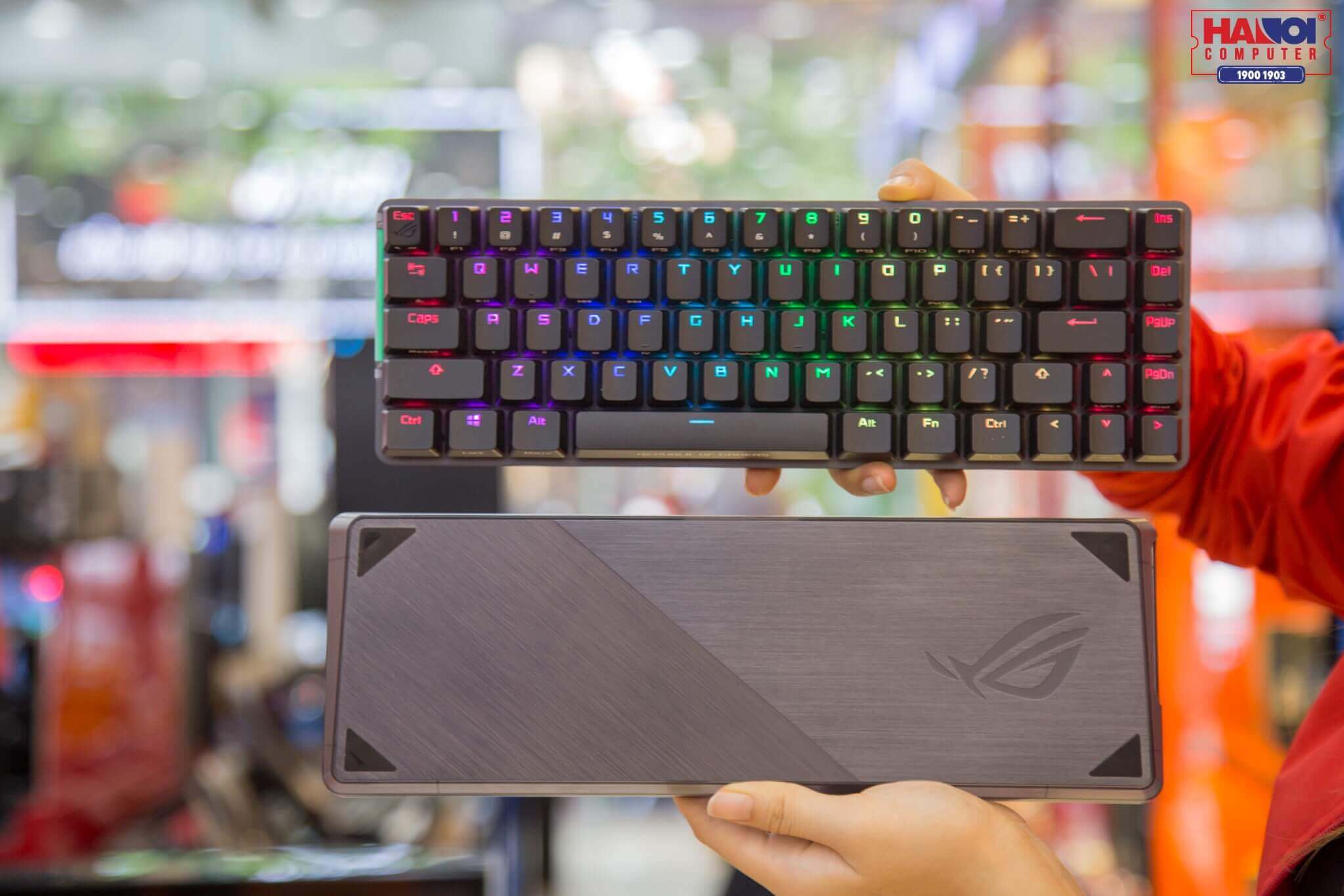 Trên tay bàn phím cơ Asus ROG Falchion - Nhỏ gọn và hiện đại