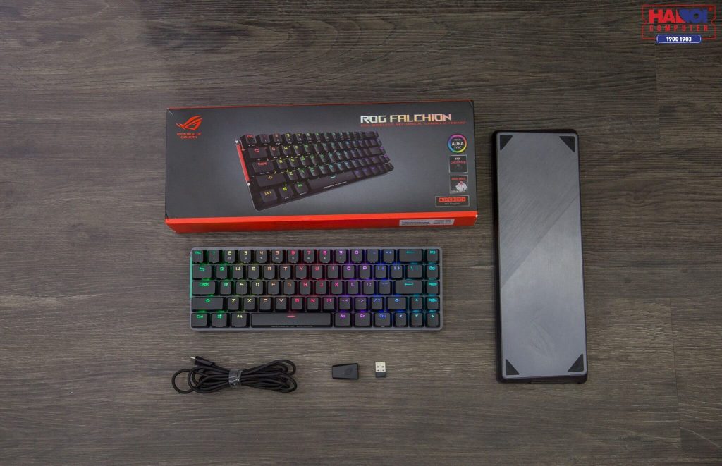 Trên tay bàn phím cơ Asus ROG Falchion - Nhỏ gọn và hiện đại