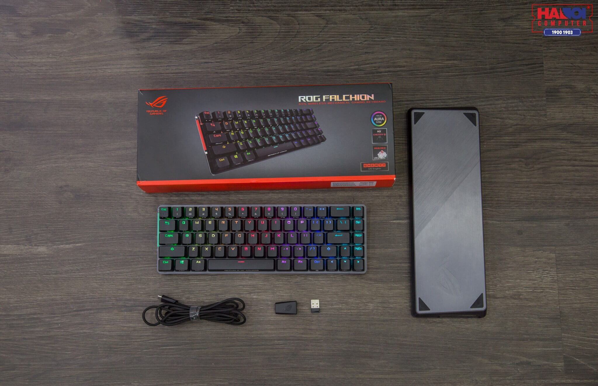 Trên tay bàn phím cơ Asus ROG Falchion - Nhỏ gọn và hiện đại