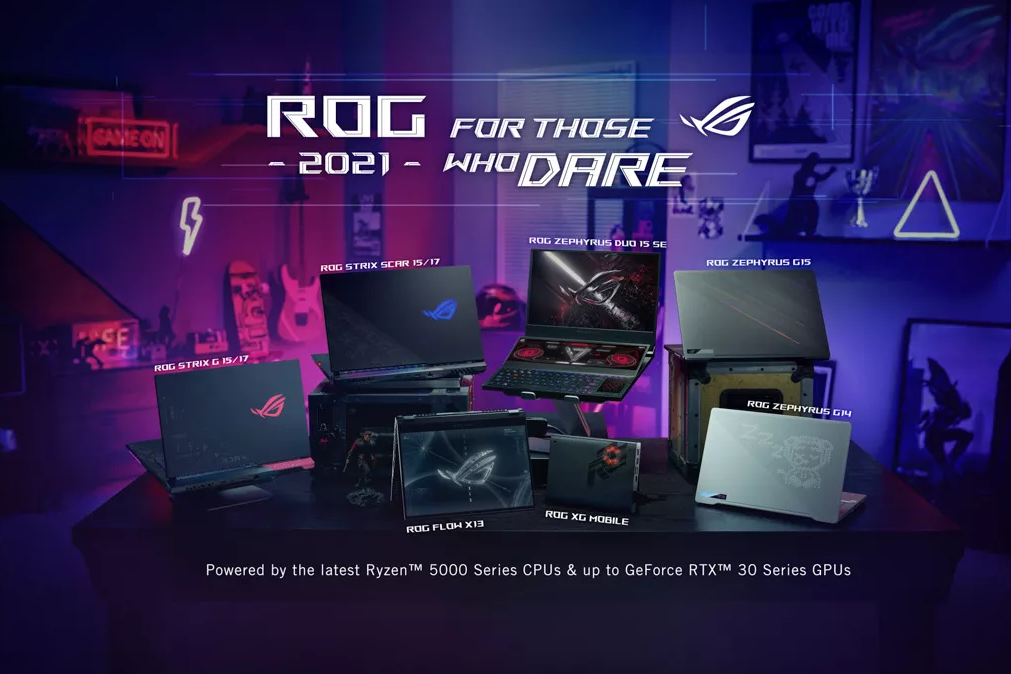 ASUS giới thiệu dải laptop gaming hoàn toàn mới tại sự kiện CES 2021