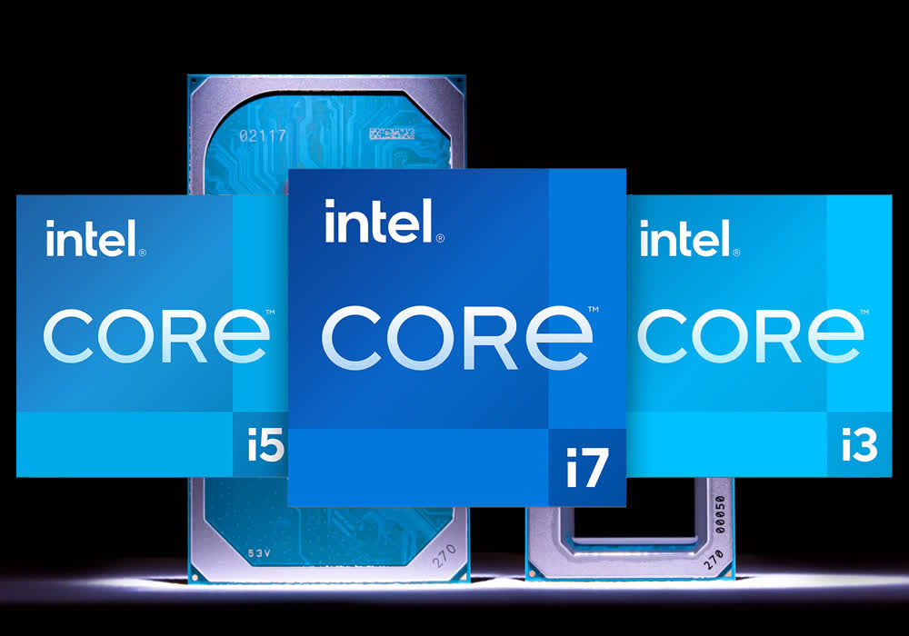 Line up CPU Intel Core i3-12100F, i5-12400F và i7-12700F lộ diện