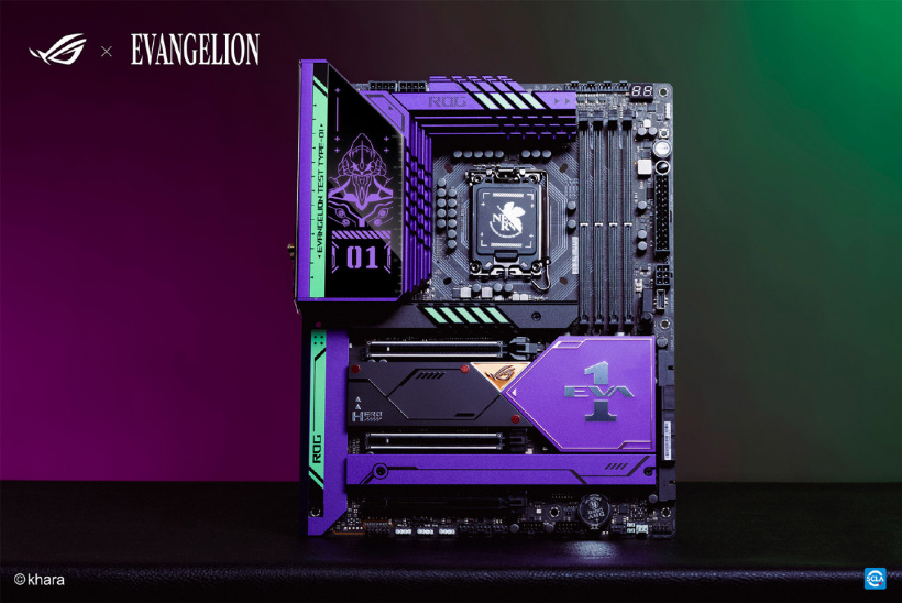 Những hình ảnh chính thức đầu tiên của VGA/ Mainboard ASUS Neon Genesis ...